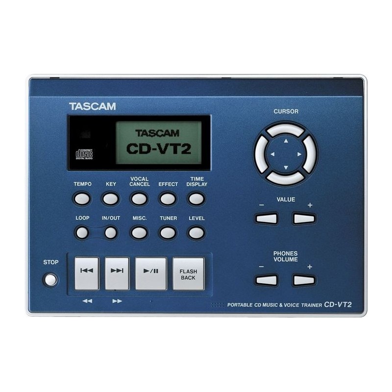 Tascam CD-VT2 Reproductor de CD y Vocal & Instrument Trainer