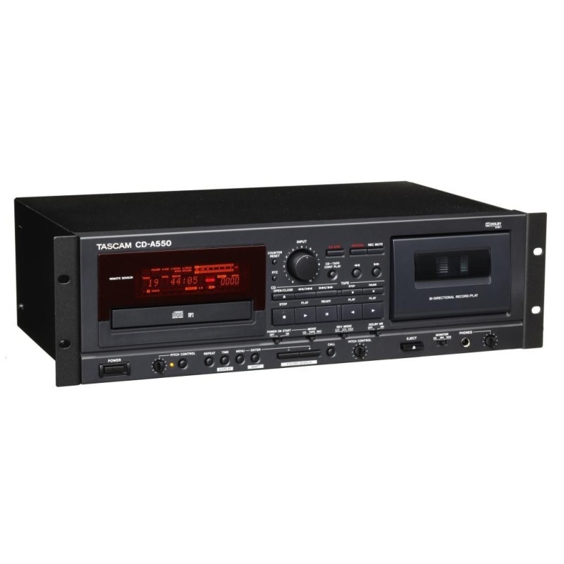 Tascam CD-A550 Reproductor de CD y Cassette – Plaza Music Perú