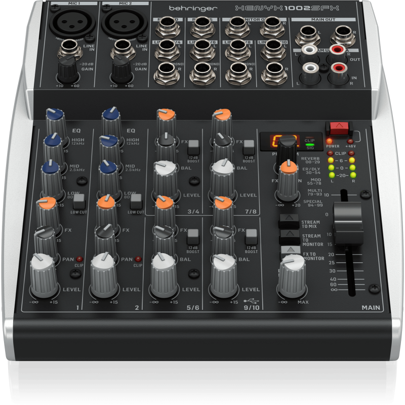 Behringer xenyx 1002SFX mezcladora analógica de 10 canales - Plaza ...